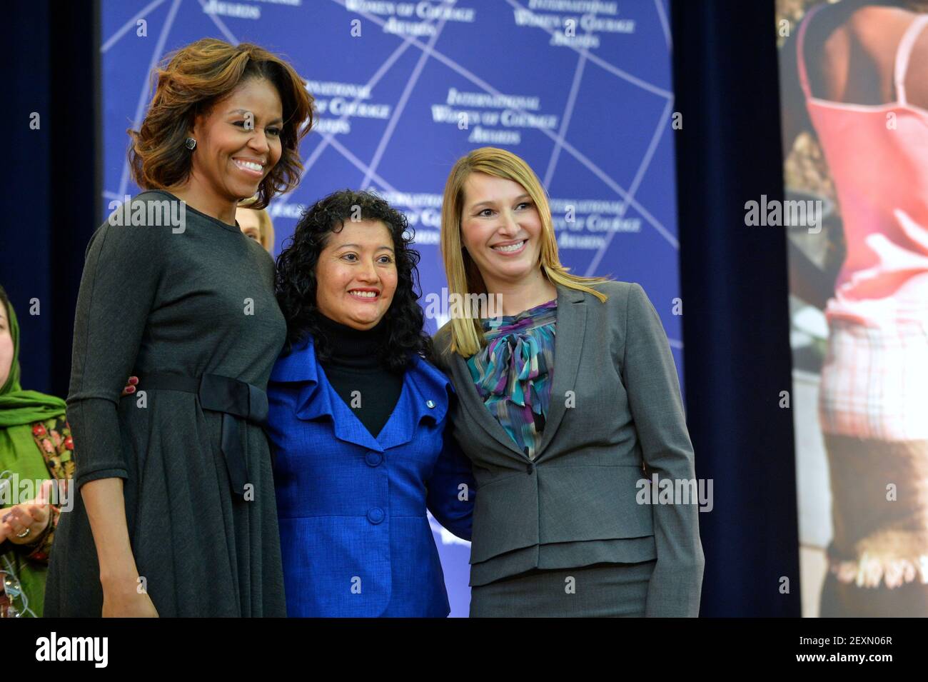 First Lady Michelle Obama and Deputy Secretary Heather Higginbottom ...