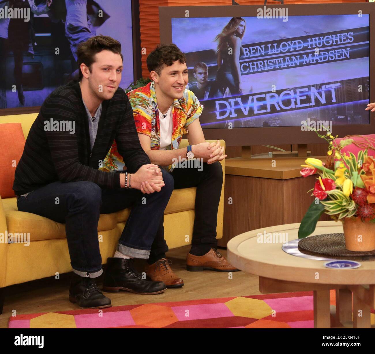 Actors Christian Madsen and Ben Lloyd-Hughes are seen in "Despierta ...