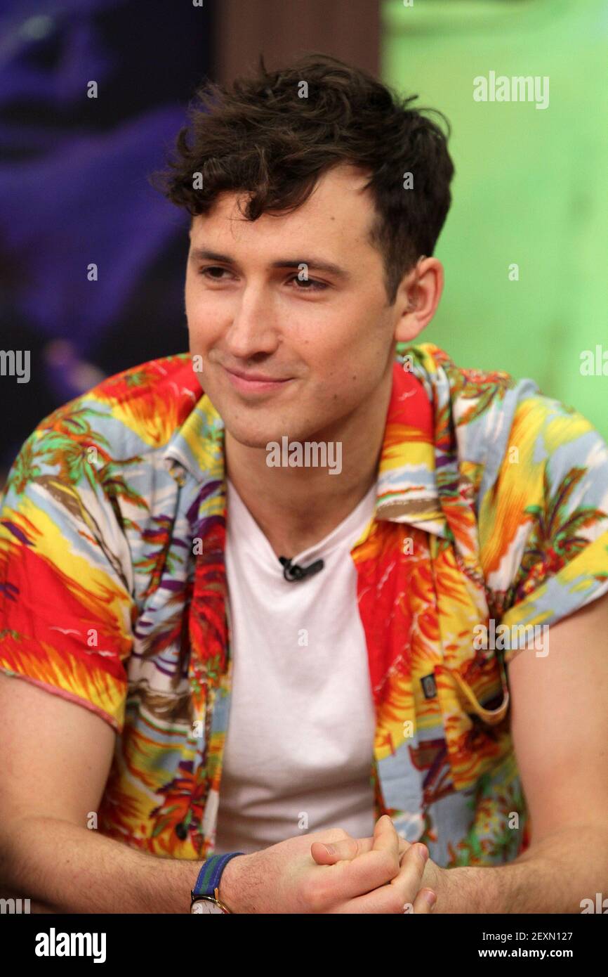 Actor Ben Lloyd-Hughes is seen in "Despierta America" Univision's ...