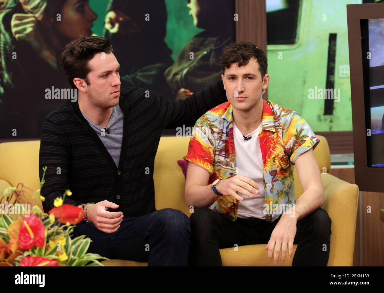 Actors Christian Madsen and Benn Lloyd-Hughes are seen in "Despierta ...