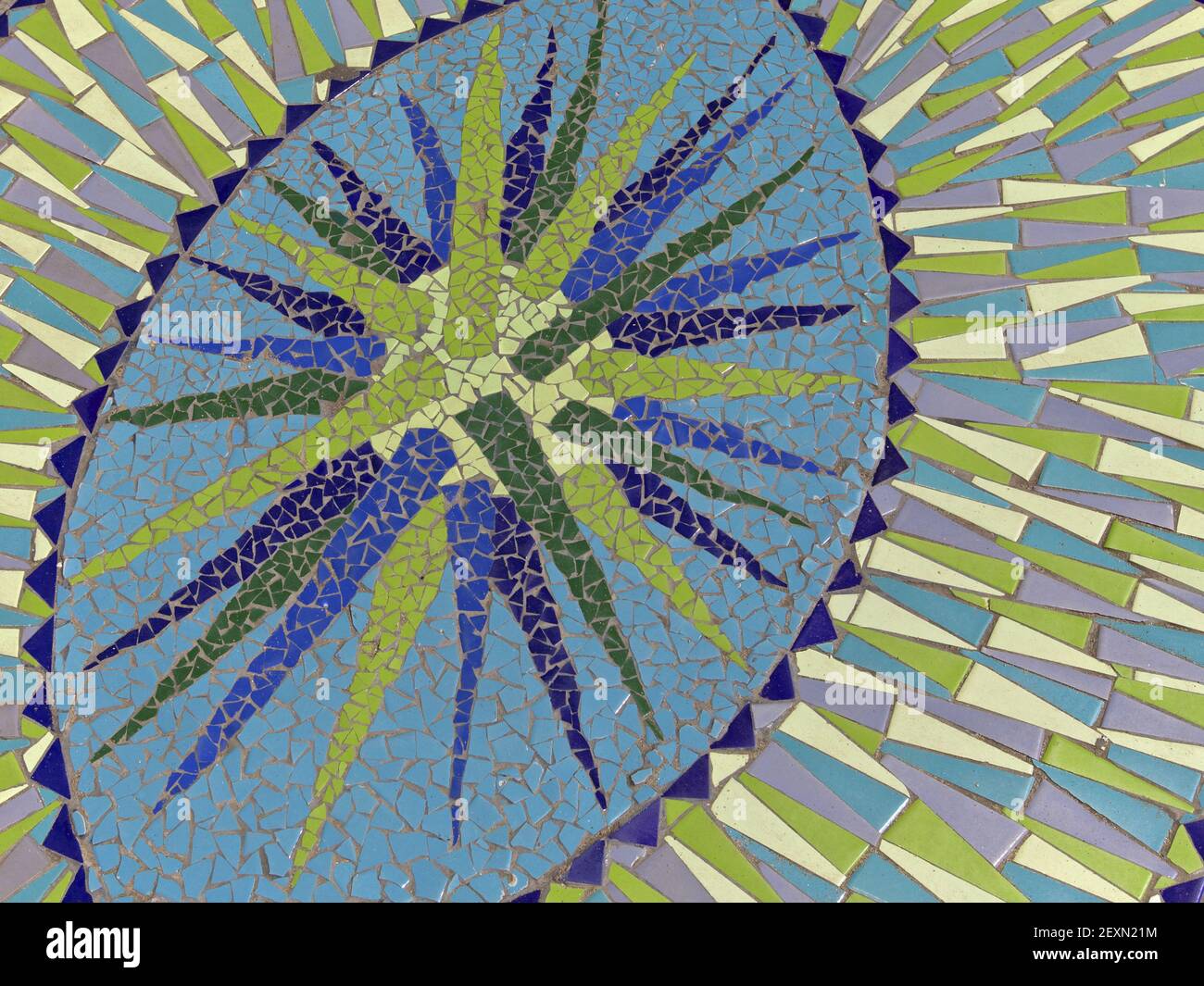 Iconic mosaic tiles hi-res stock photography and images - Alamy