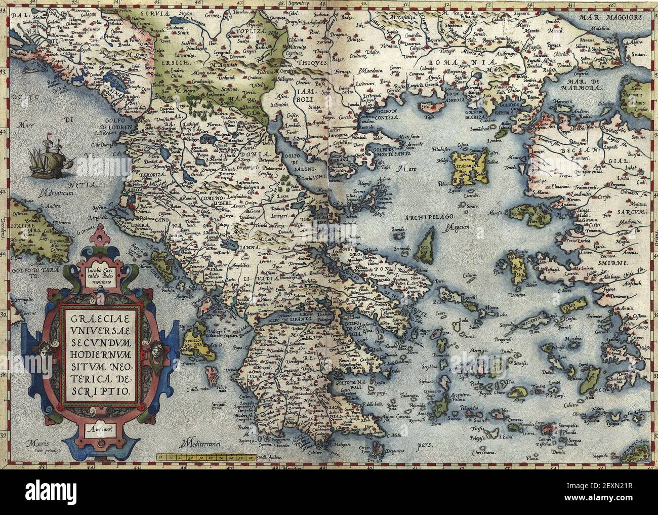 16th century world map hi-res stock photography and images - Alamy