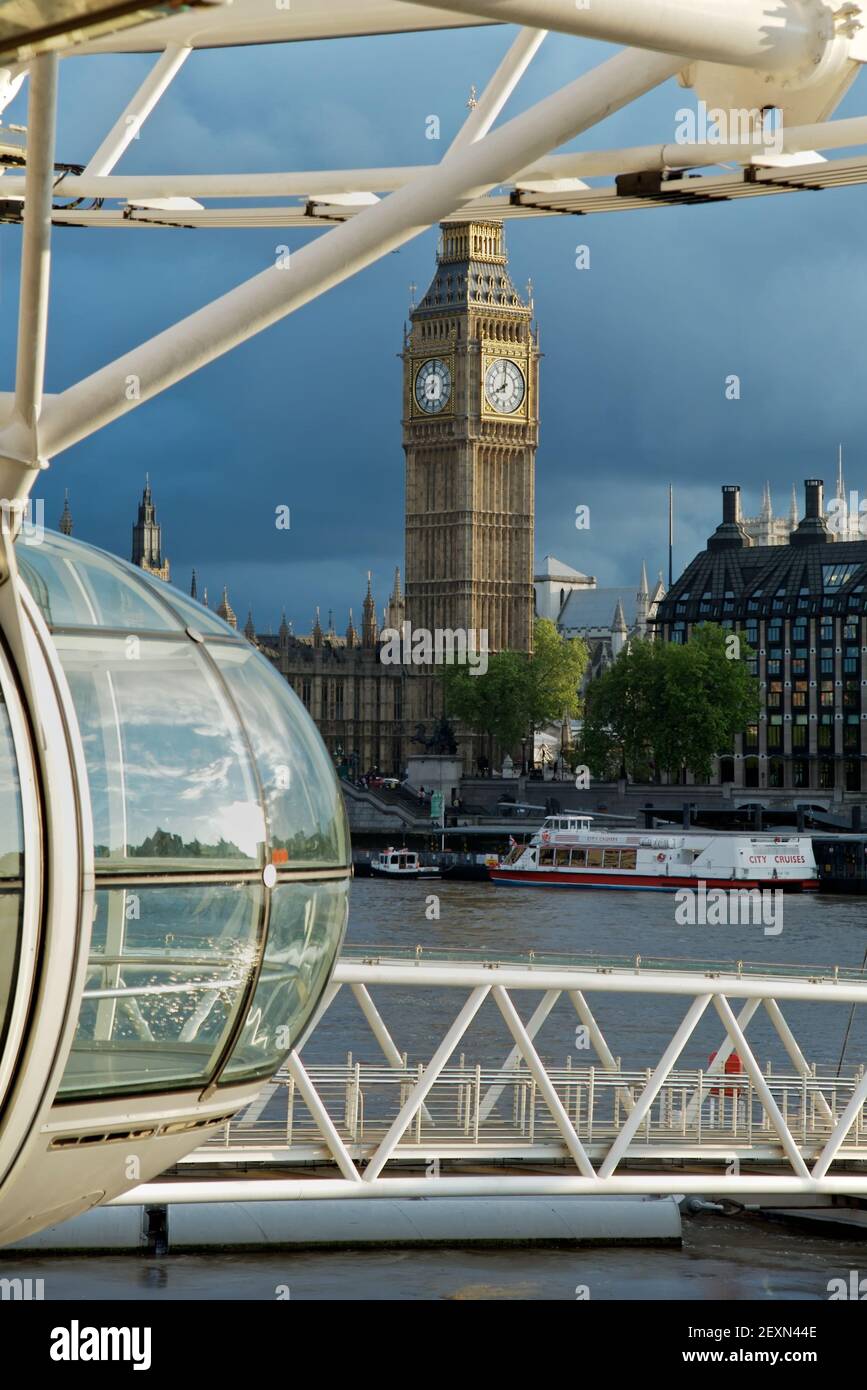Big ben london eye hi-res stock photography and images - Alamy