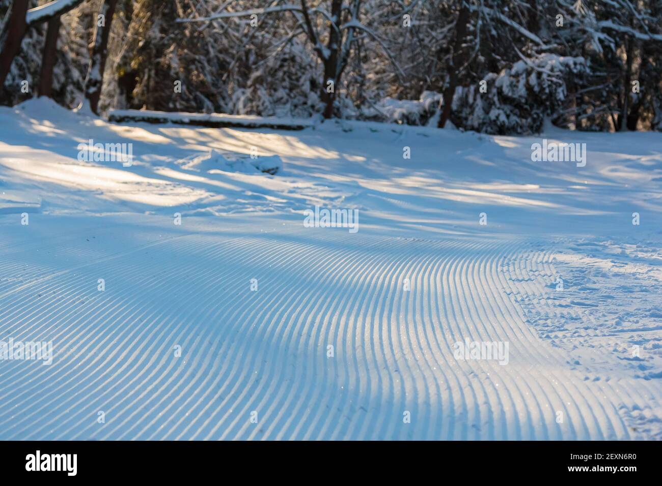 Piste lines hi-res stock photography and images - Alamy