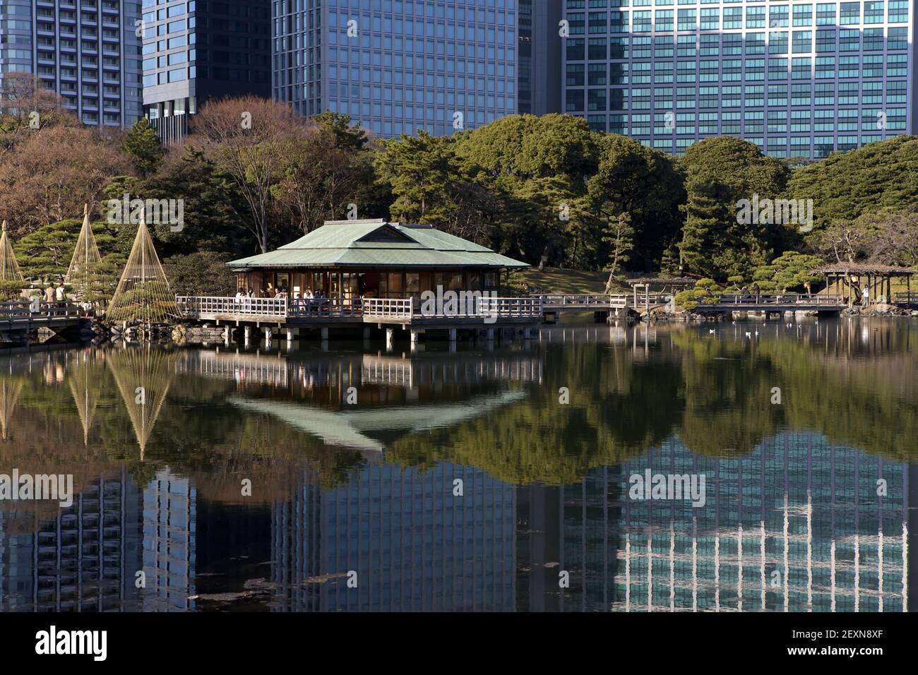 Tokyo building reflections hi-res stock photography and images - Alamy