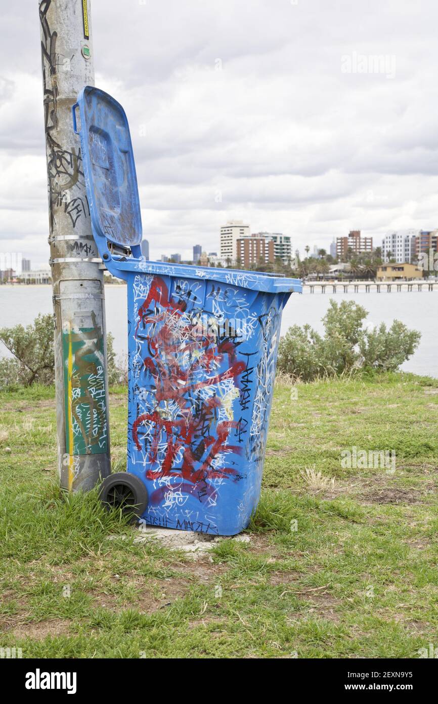 Colourful dustbin hi-res stock photography and images - Alamy