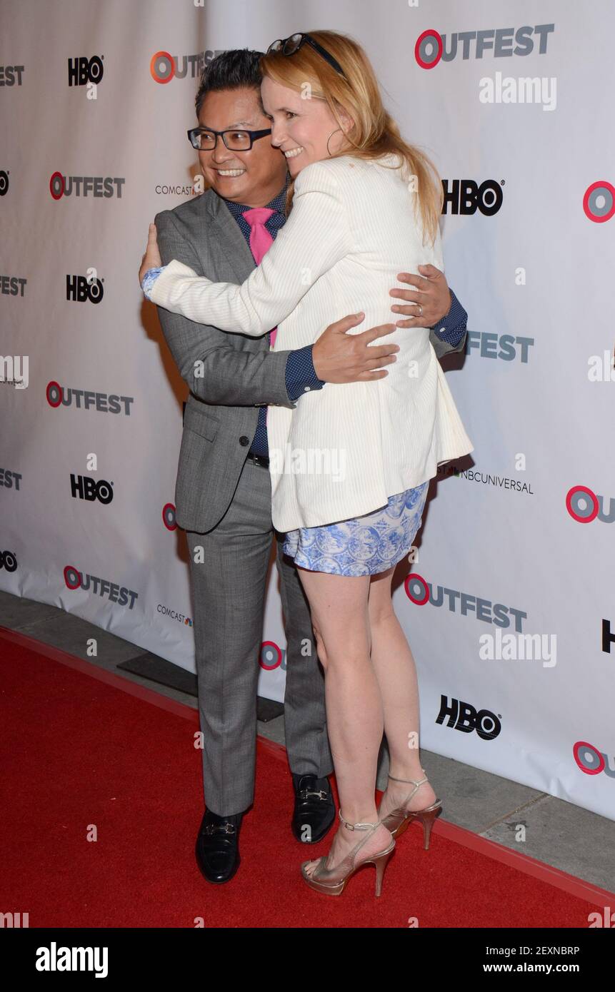 15 March 2014 - Hollywood, California - Alec Mapa and Lea Thompson ...