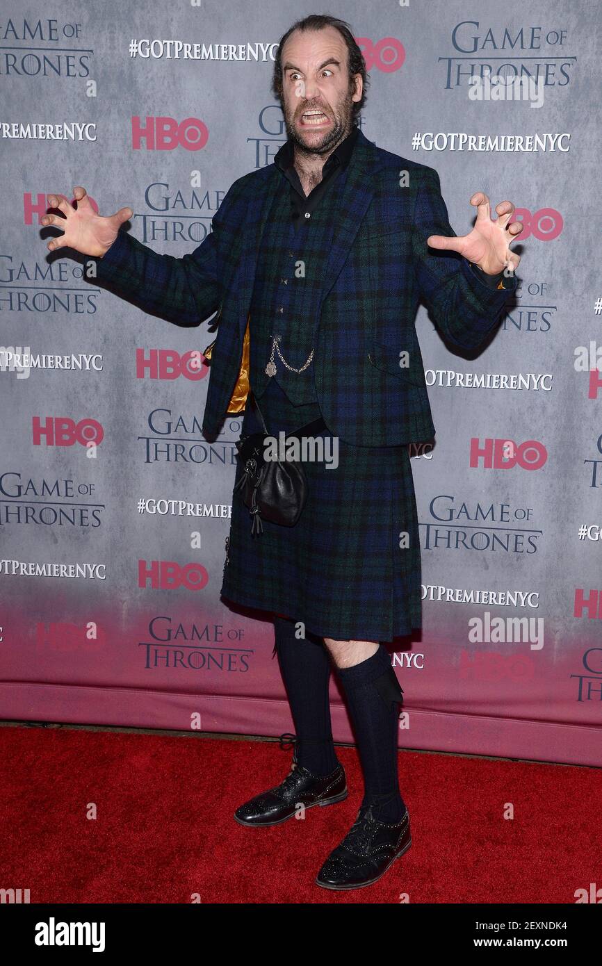 Actor Rory McCann attends the 'Game Of Thrones' Season 4 New York ...