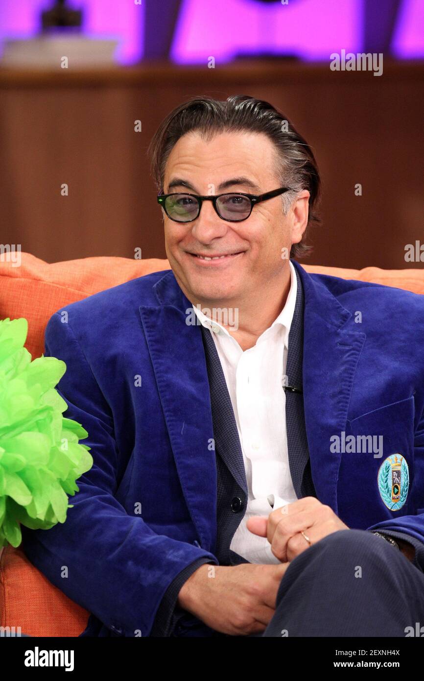 Andy Garcia is seen on the set of Despierta America at Univision ...