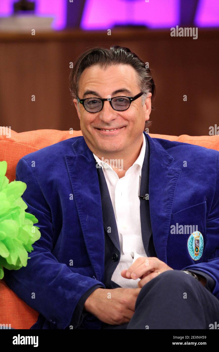 Andy Garcia is seen on the set of Despierta America at Univision ...