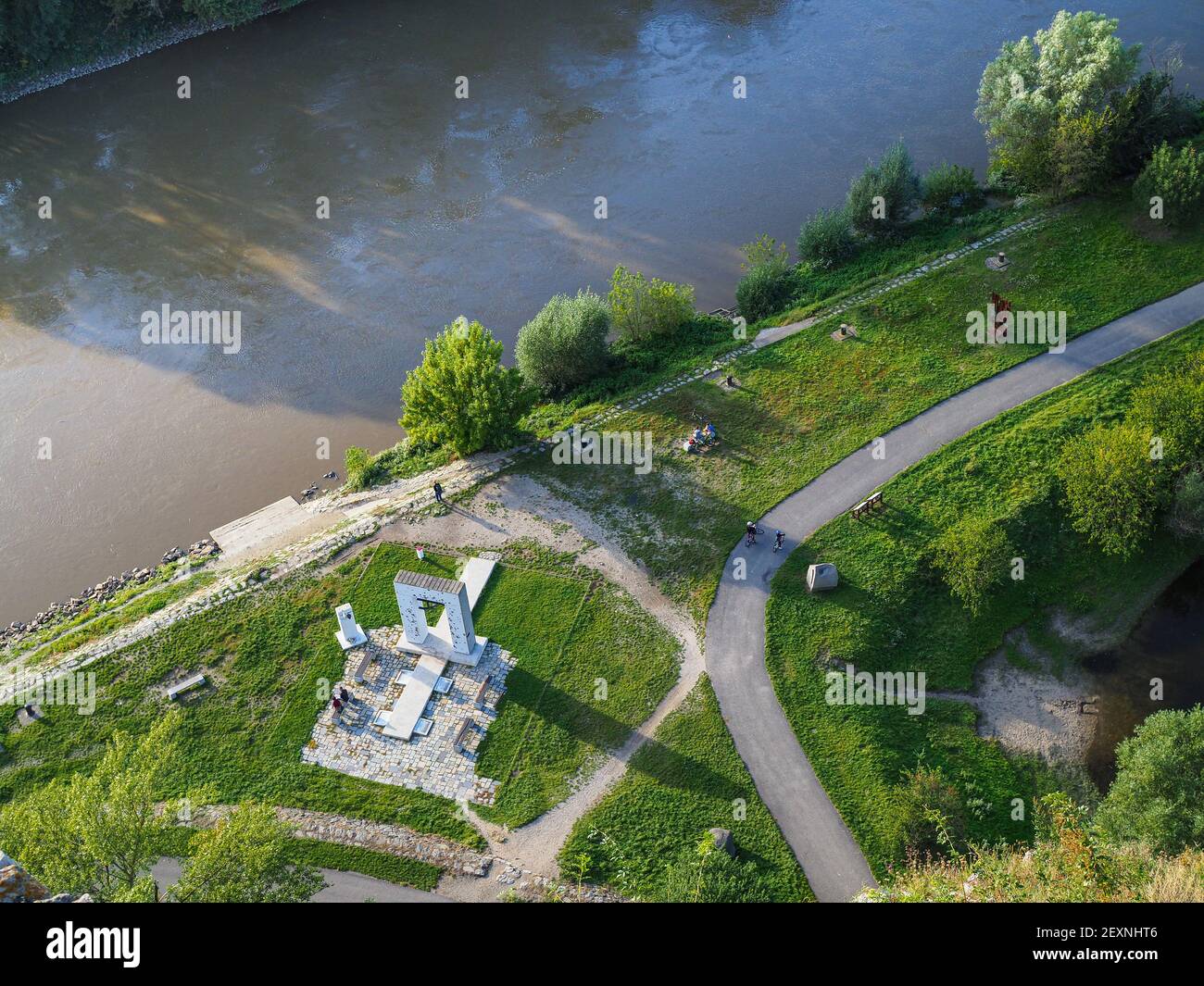DEVIN, SLOVAKIA - JUNE 10, 2020: Gate of Freedom Memorial near ...
