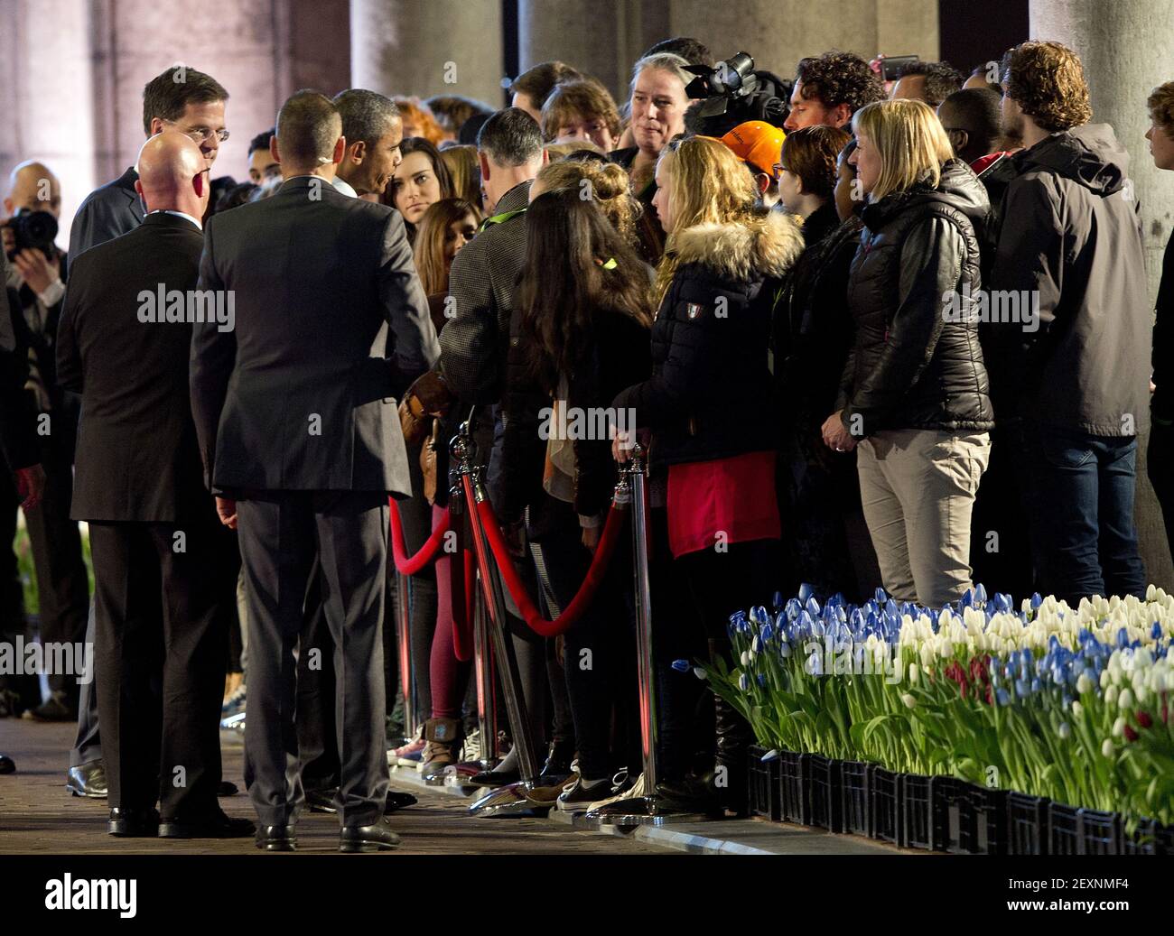 US President Barack Obama visits the Rijksmuseum with Dutch Prime ...