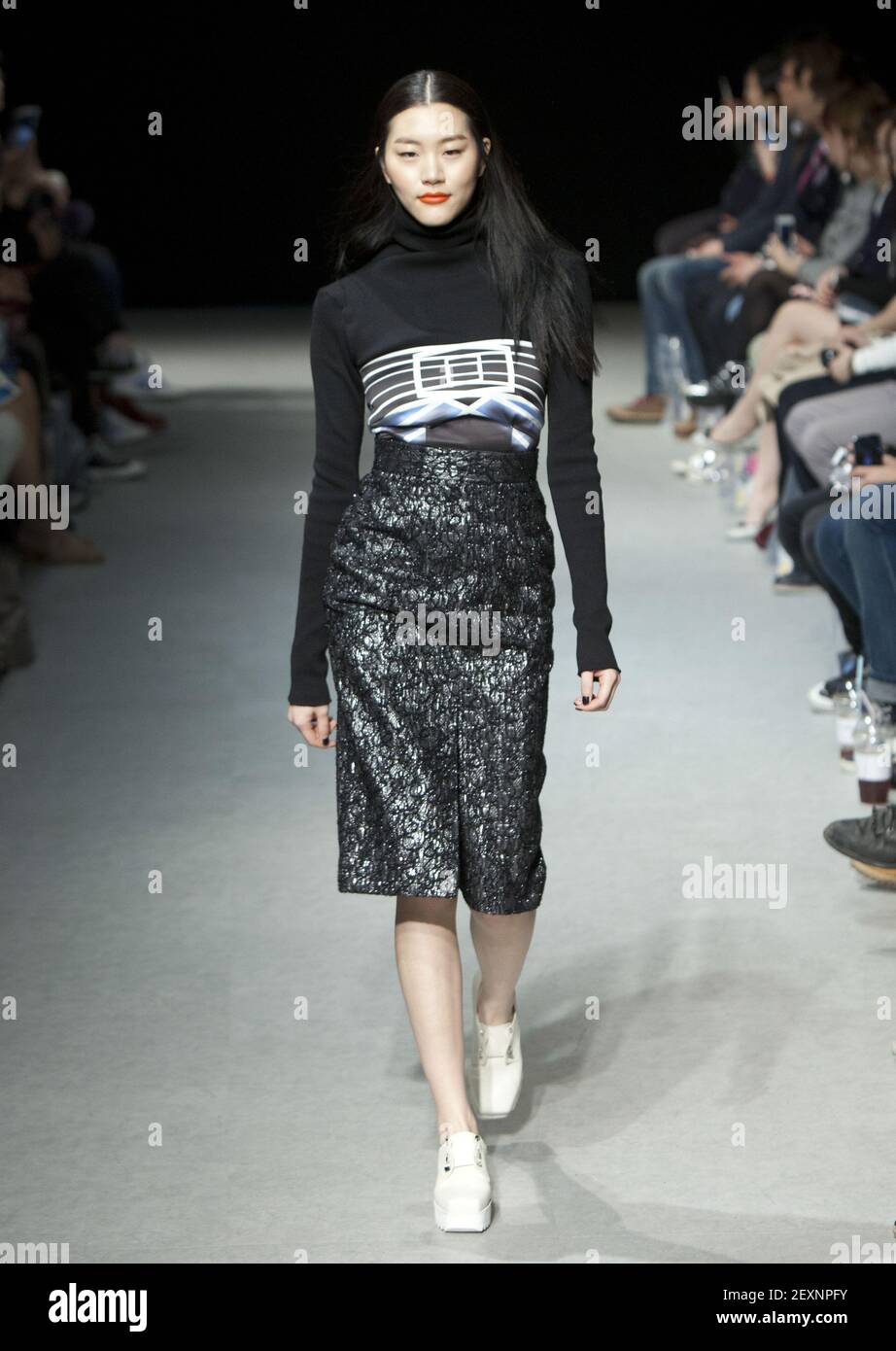 25 March 2014 - Seoul, South Korea : South Korean model runway during a ...