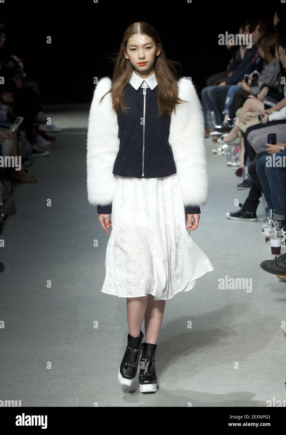 25 March 2014 - Seoul, South Korea : South Korean model runway during a ...