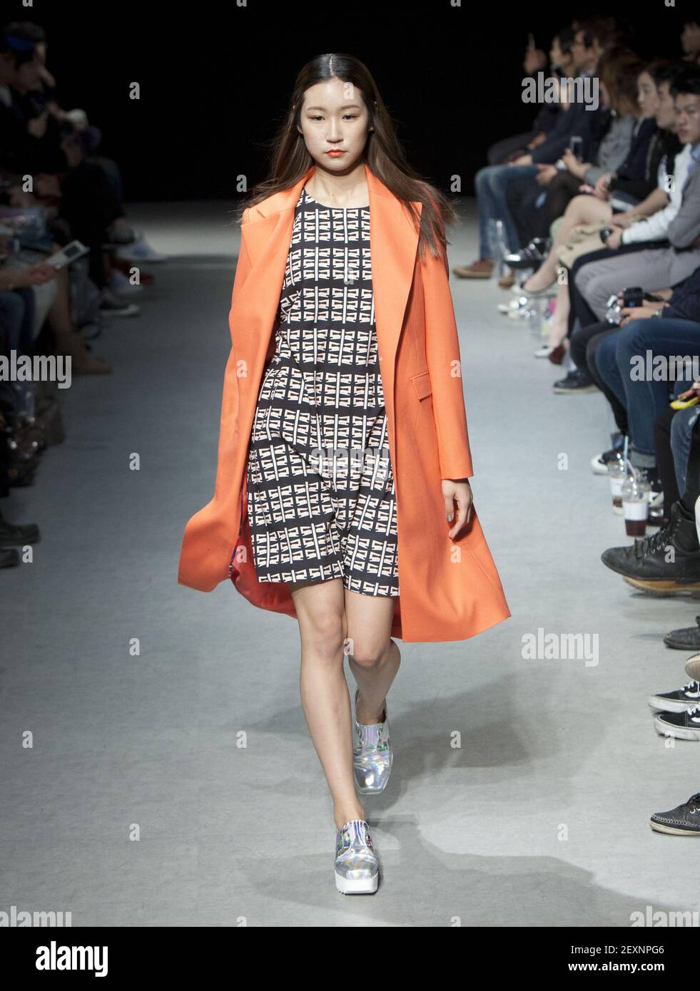 25 March 2014 - Seoul, South Korea : South Korean model runway during a ...