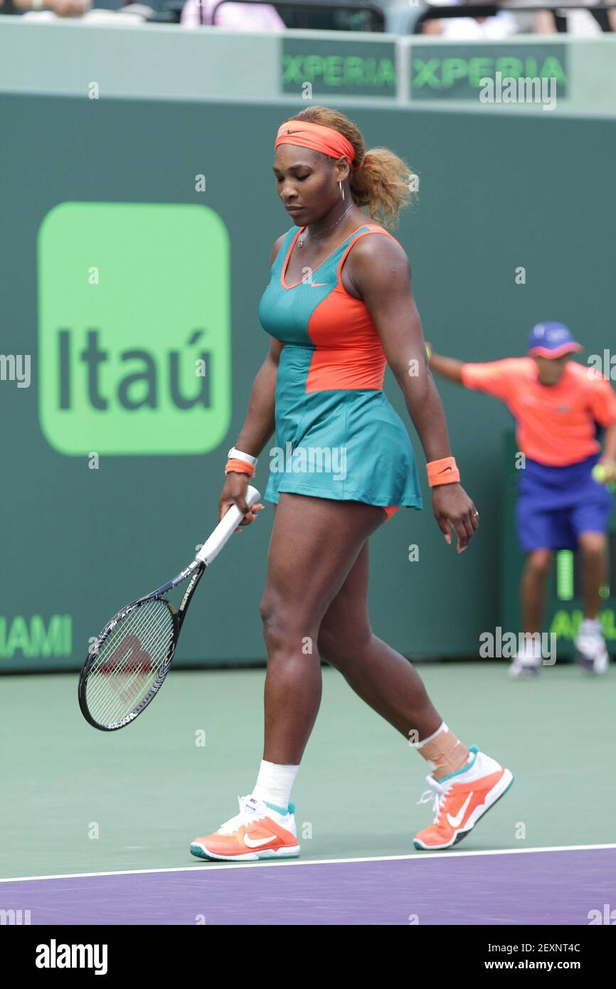 Serena Williams of the United States is seen during the semi final ...