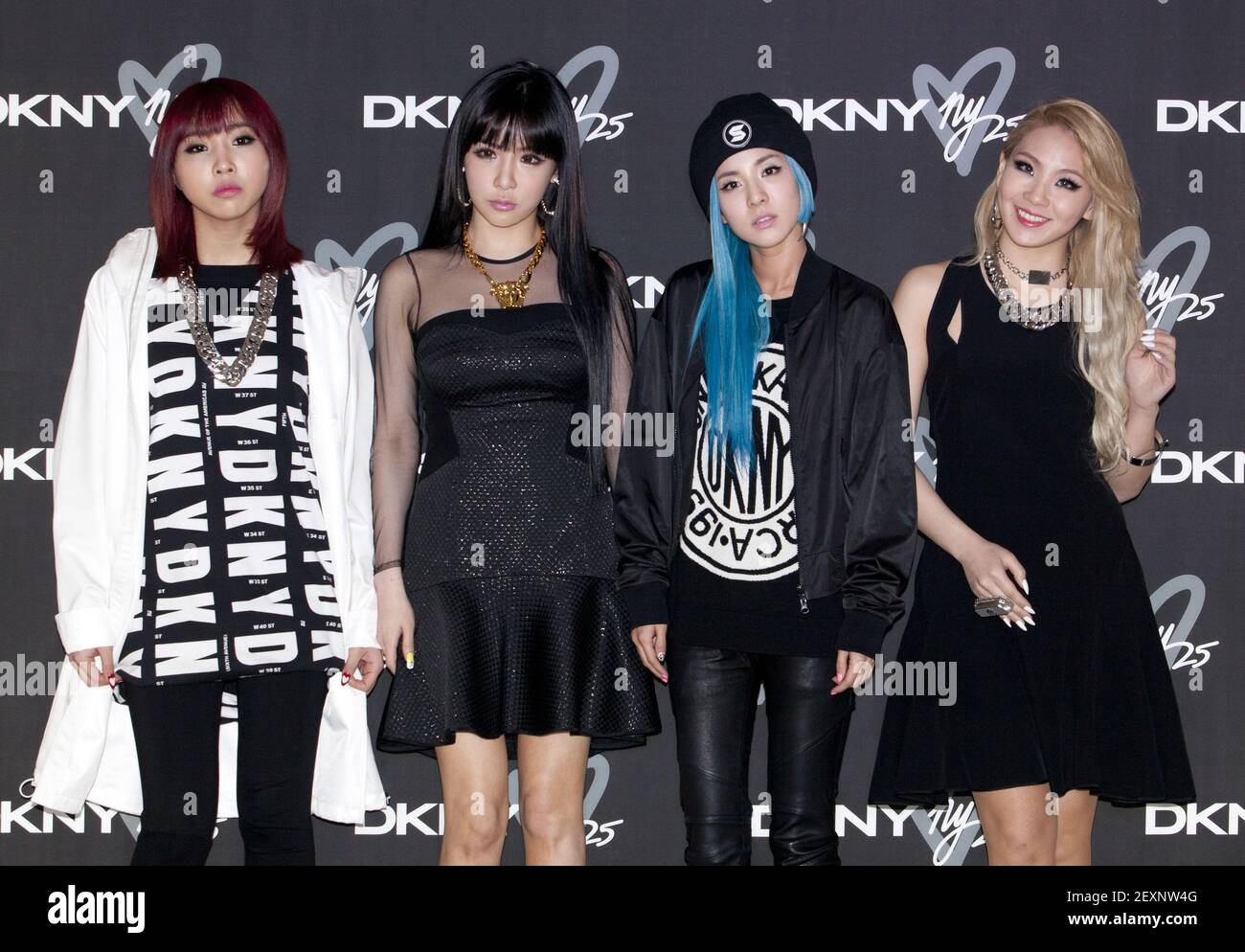 27 March 2014 - Seoul, South Korea : (L to R) South Korean Minjz, Park ...