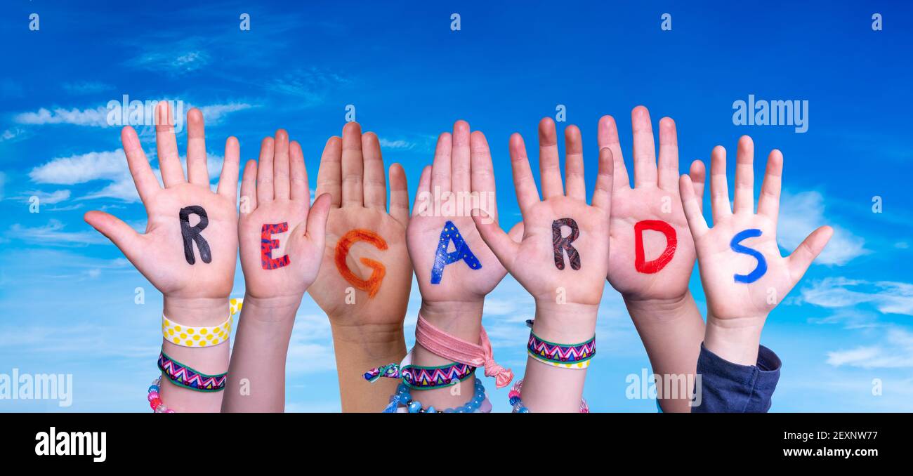 Best regards sign hi-res stock photography and images - Alamy