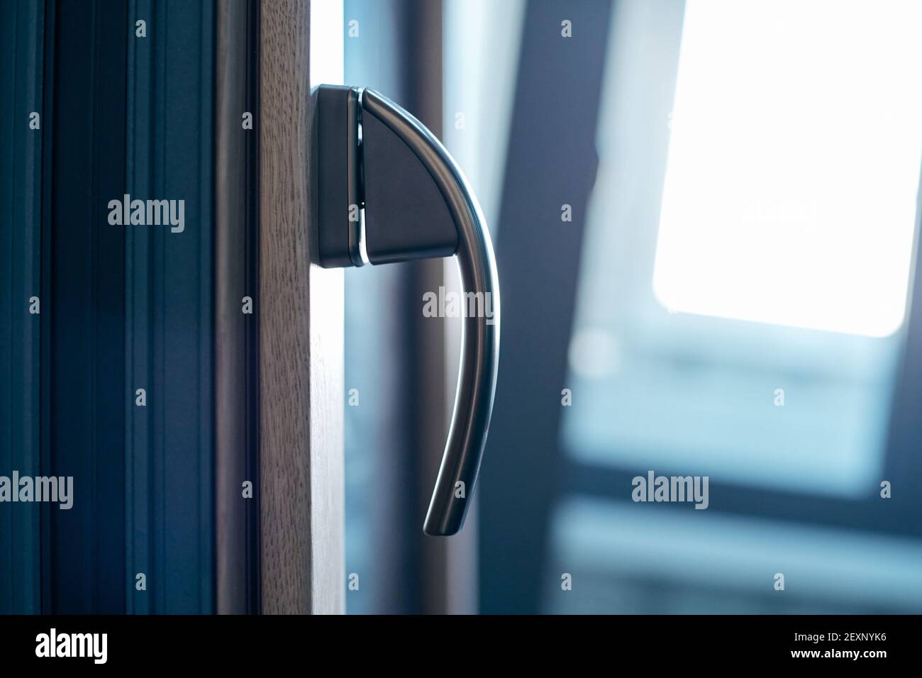 Installing metal profile frame on hi-res stock photography and images ...