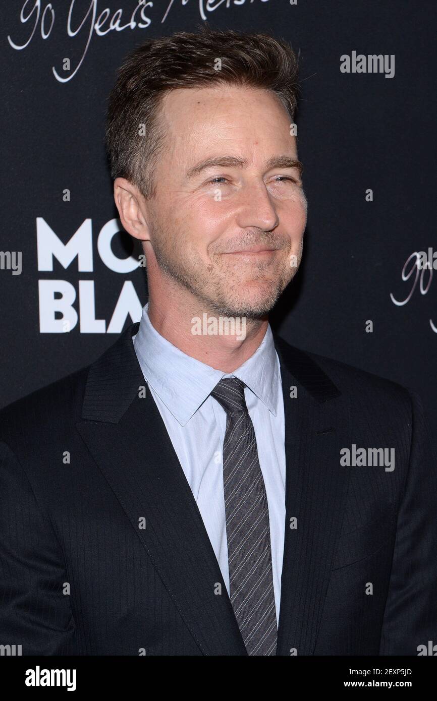 Actor Ed Norton attends Montblanc Celebrates 90 Years of the Iconic ...