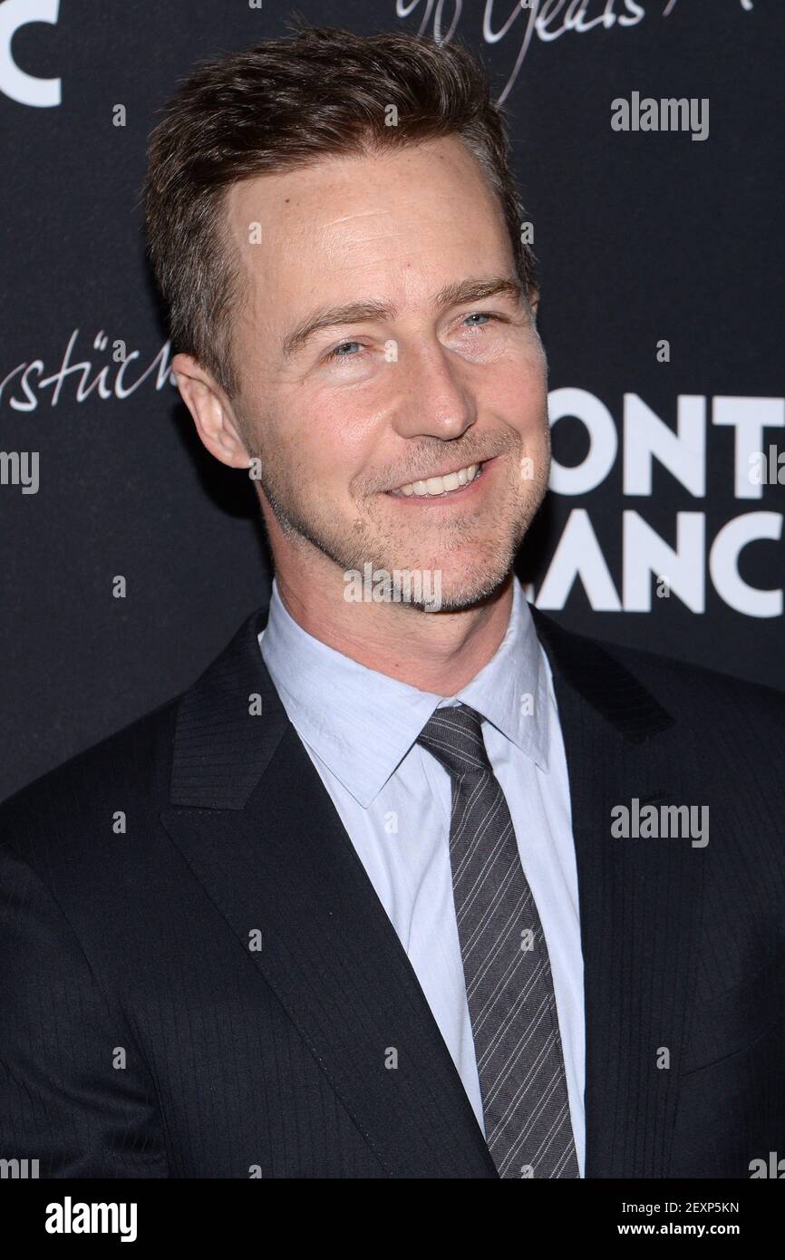 Actor Ed Norton attends Montblanc Celebrates 90 Years of the Iconic ...