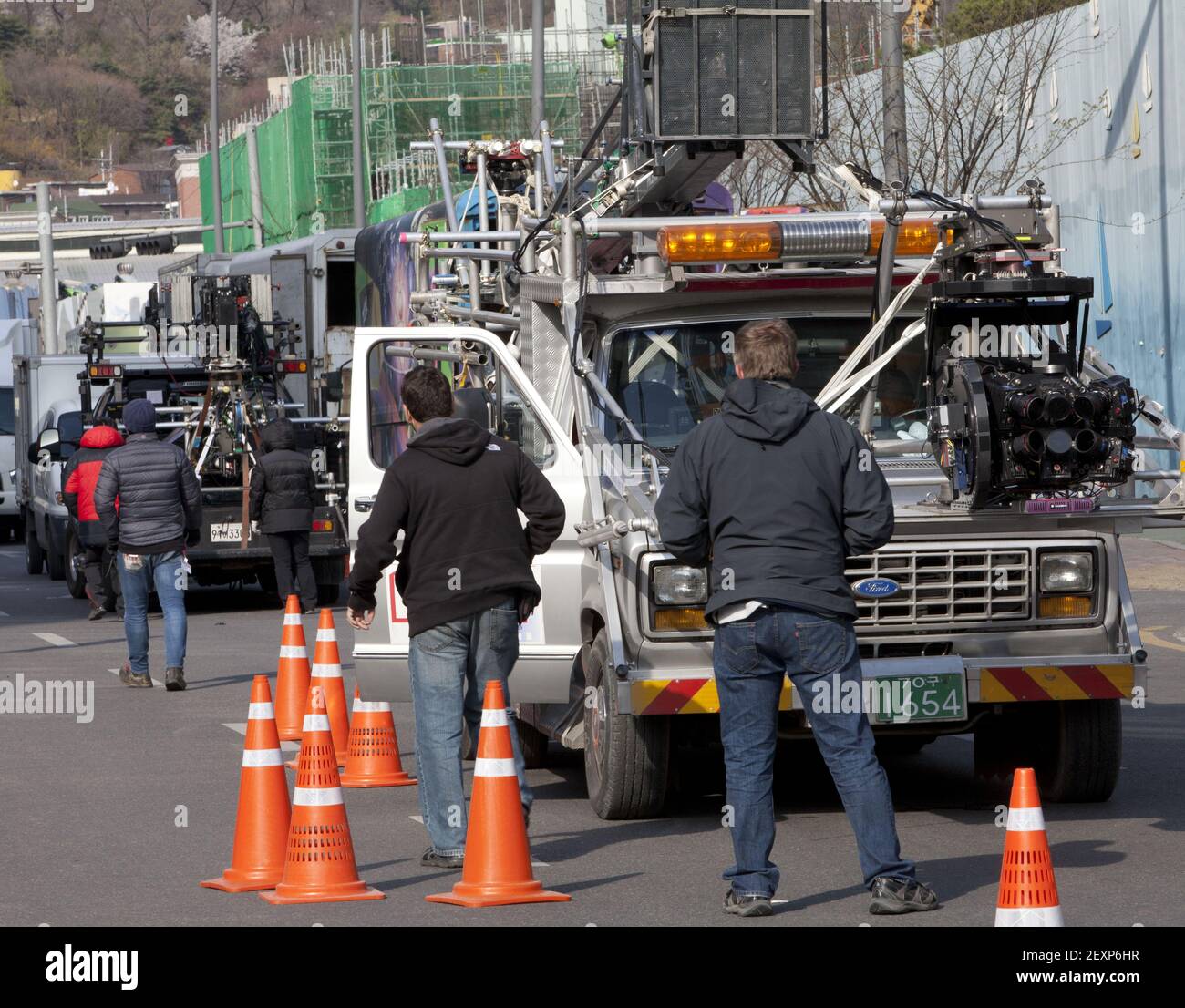 4 April 2014 - Seoul, South Korea : Avengers 2 movie shoot at World Cup ...