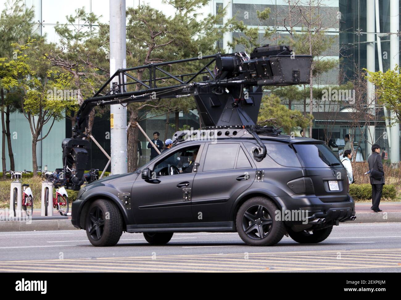 4 April 2014 - Seoul, South Korea : Avengers 2 movie shoot at World Cup ...