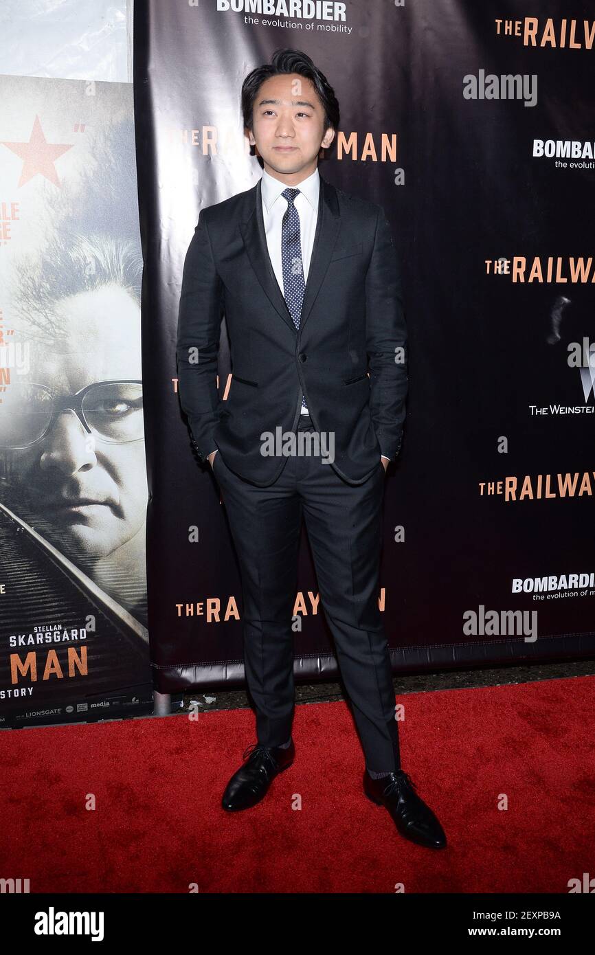 Actor Tanroh Ishida attends the 'Railway Man' premiere at The Paris ...