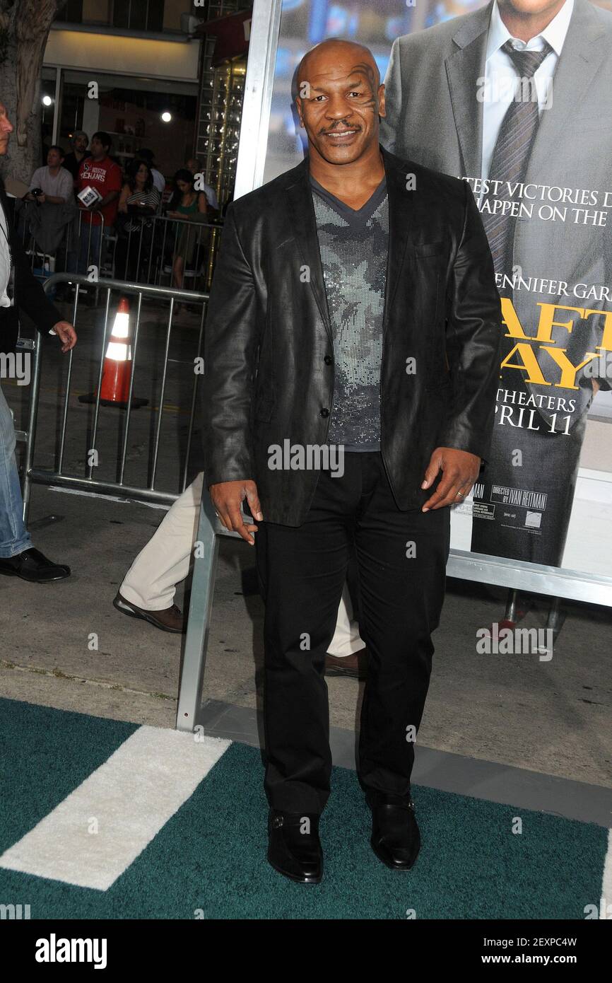 07 April 2014 - Westwood, California - Mike Tyson. "Draft Day" Los ...