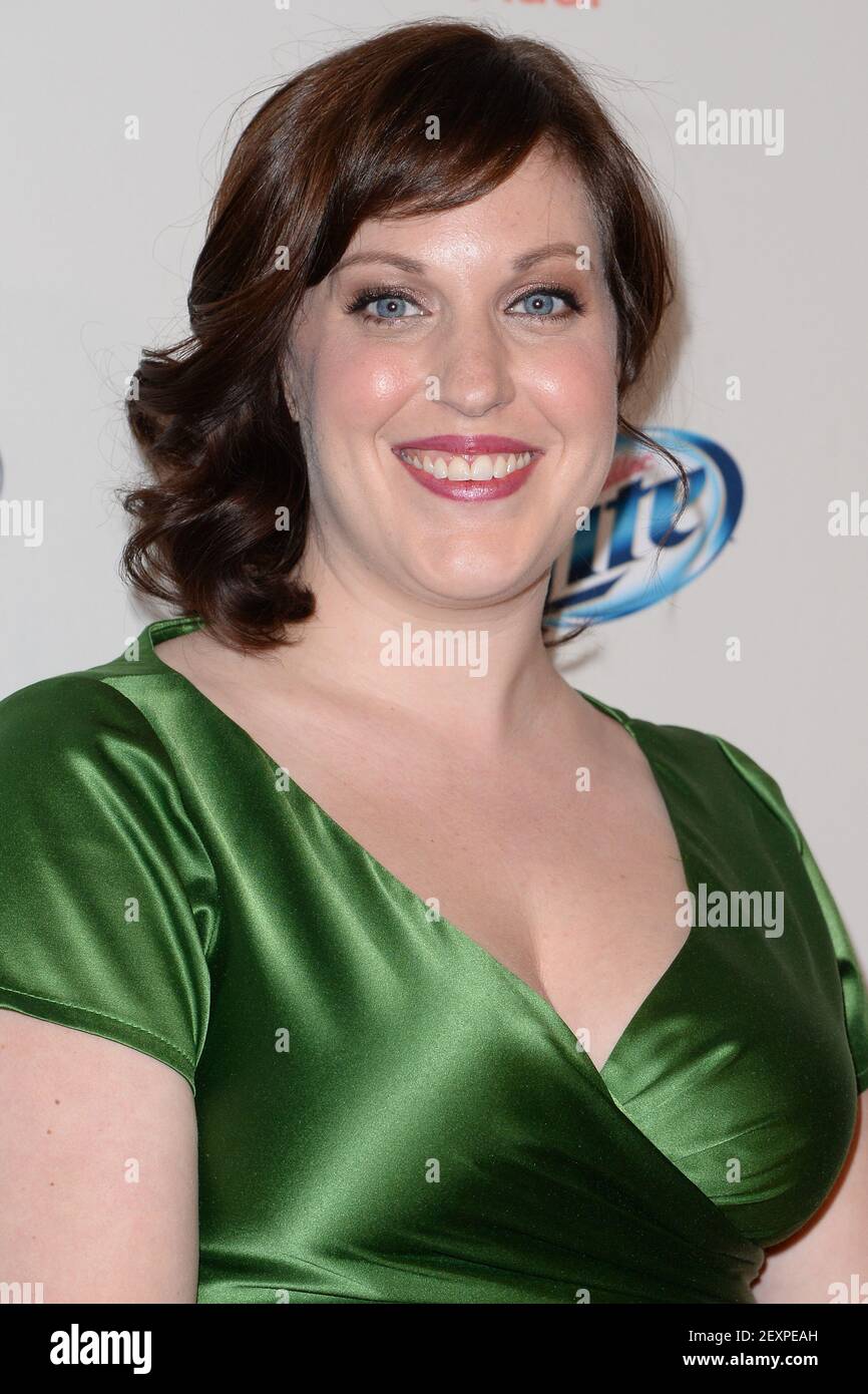 Actress Allison Tolman arrives at the 2014 FX Network Upfront and â ...
