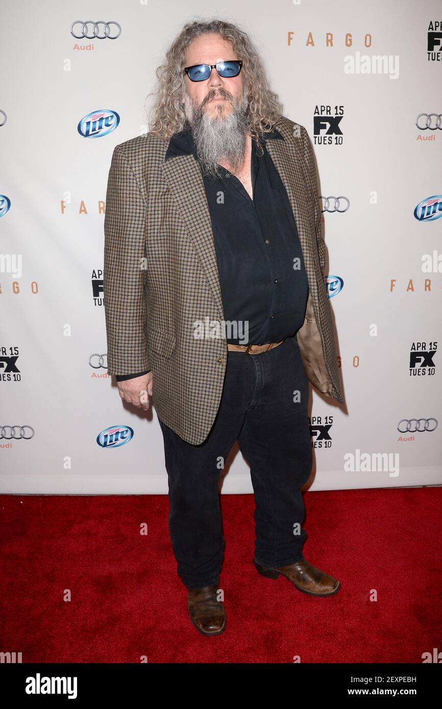 Actor Mark Boone Jr. arrives at the 2014 FX Network Upfront and â ...