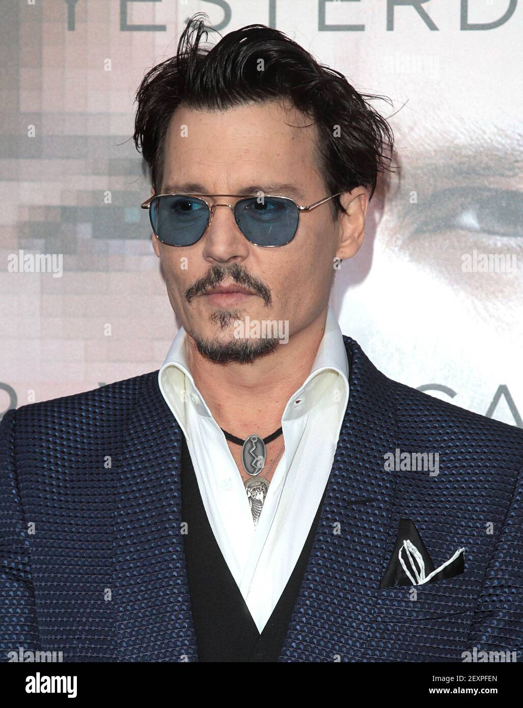 Johnny Depp attends The Los Angeles Premiere of "Transcendance" at the ...
