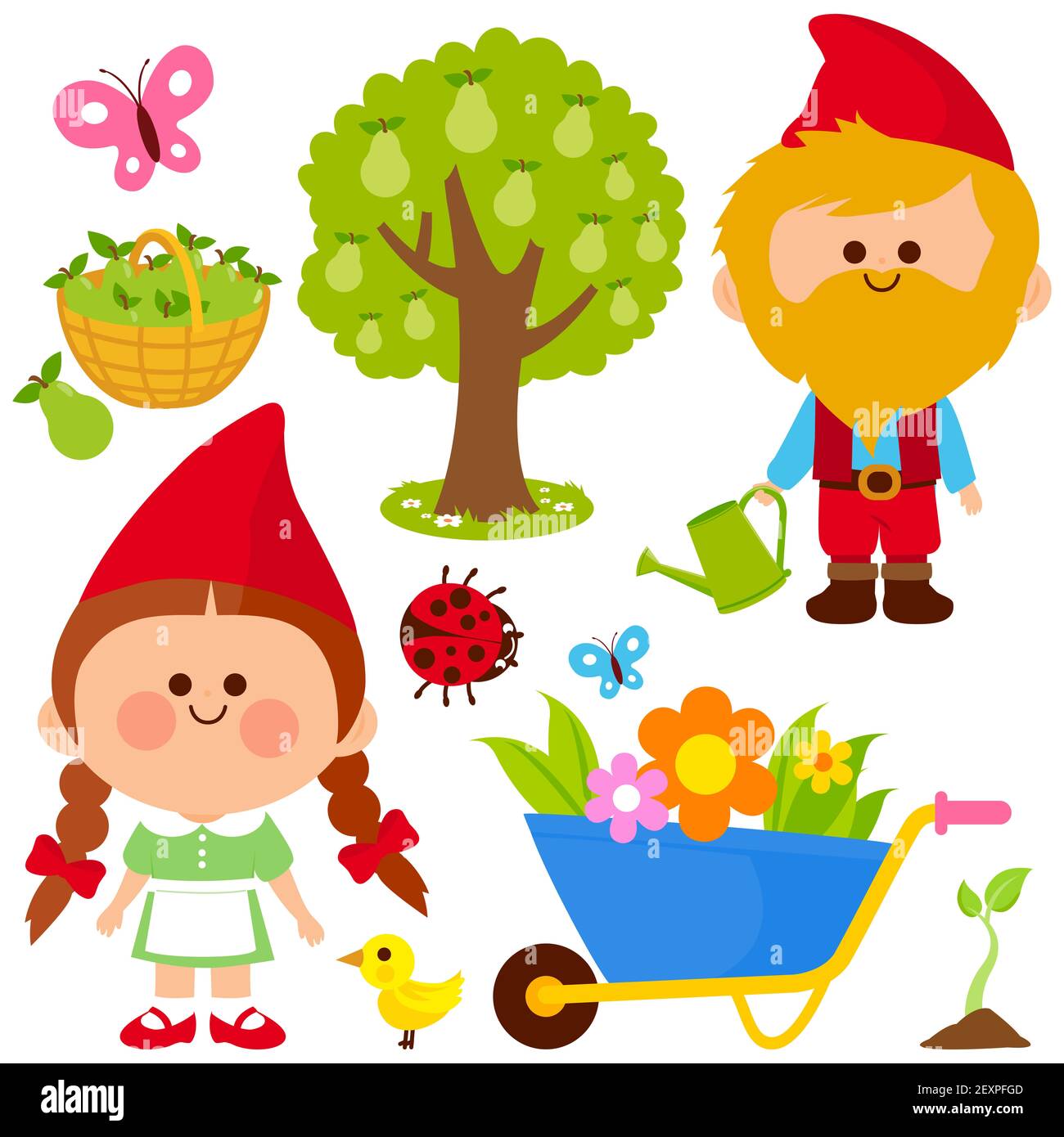 Gnomes garden Cut Out Stock Images & Pictures - Alamy