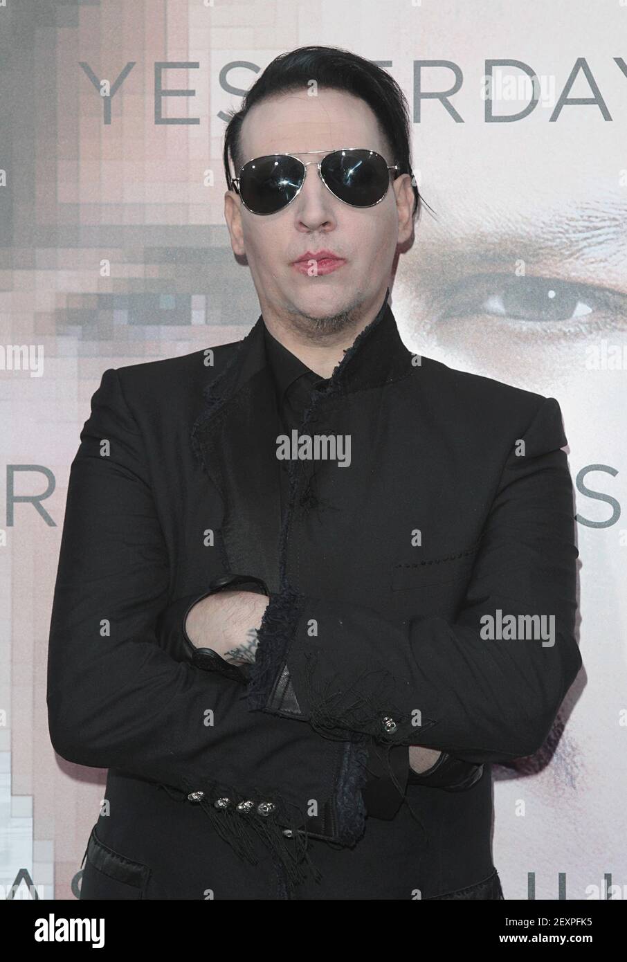 Marilyn Manson attends The Los Angeles Premiere of "Transcendance" at ...