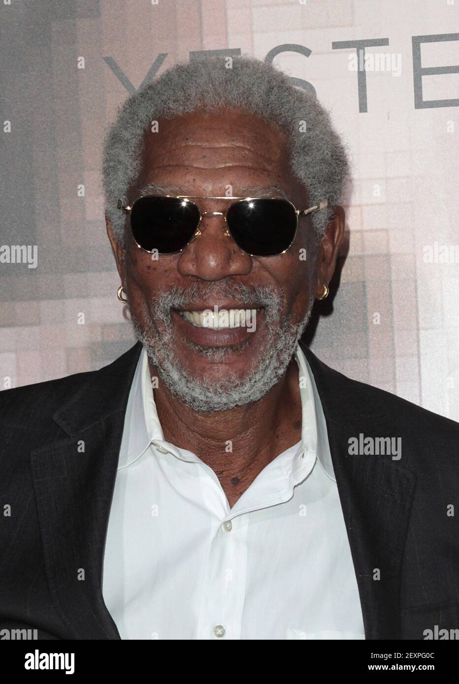 Morgan Freeman attends The Los Angeles Premiere of "Transcendance" at ...