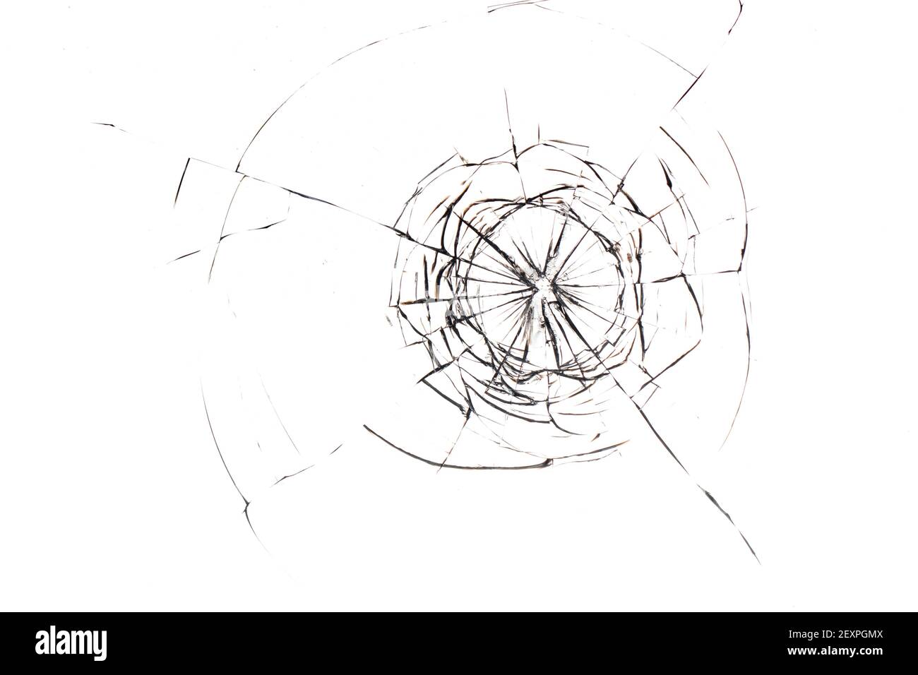 Glass crack bullet Cut Out Stock Images & Pictures - Alamy