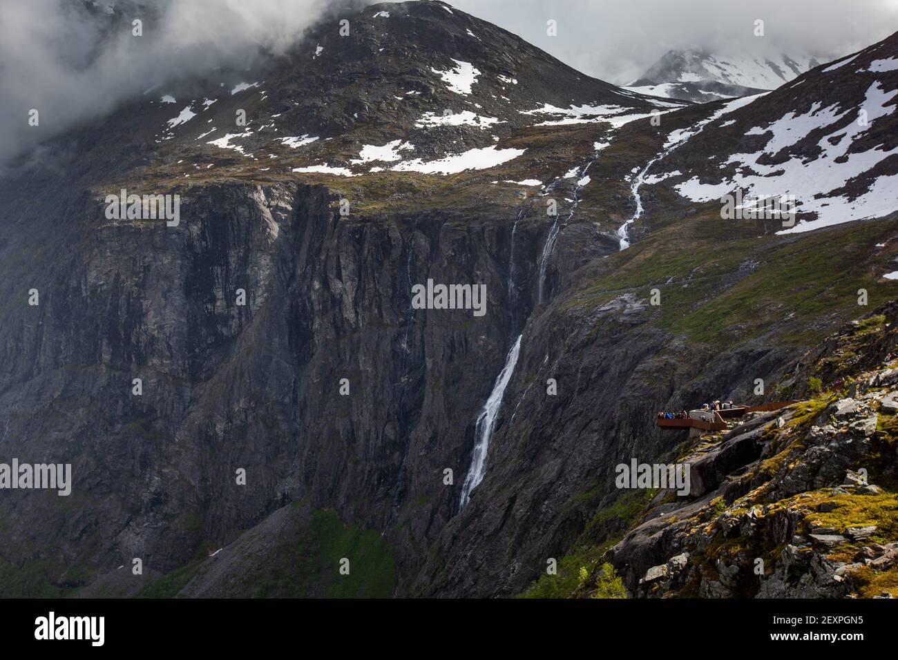 The beautiful view of Trollstigen, Norway Stock Photo - Alamy
