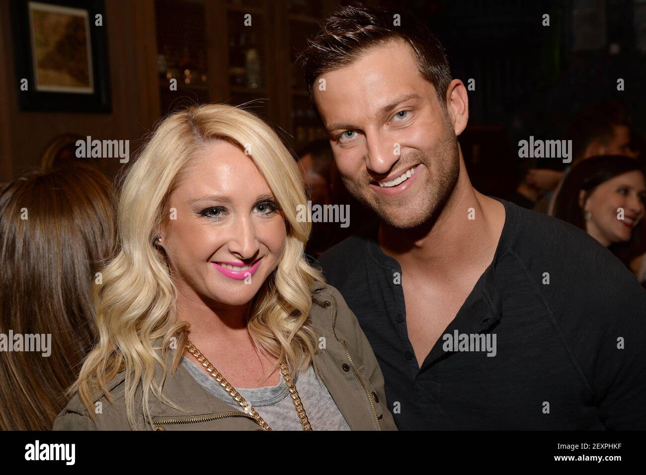 (L-R) Reality TV personalities Jaclyn Swartz and Chris Bukowski attend ...