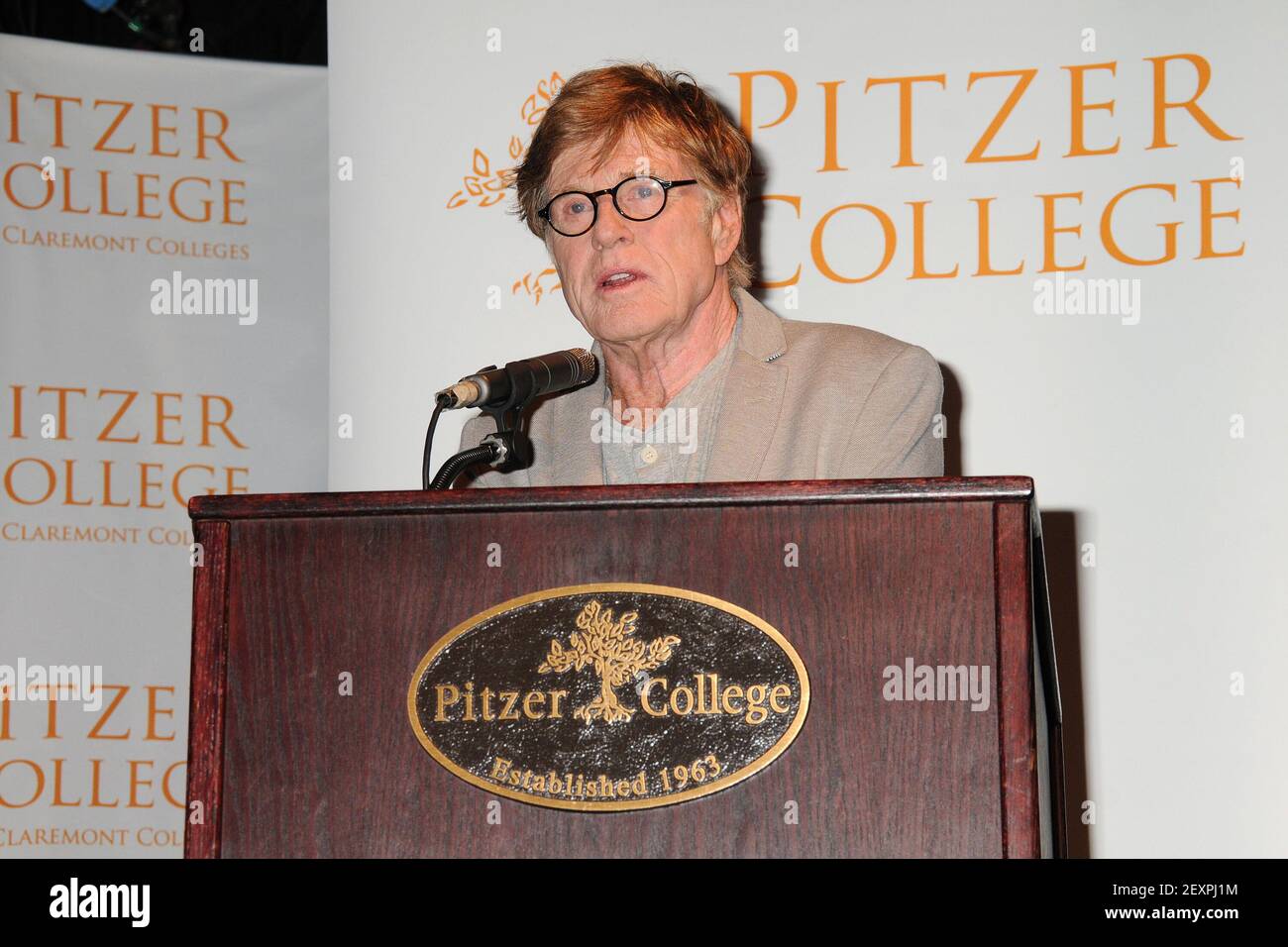 12 April 2014 - Hollywood, California - Robert Redford. Pitzer College ...
