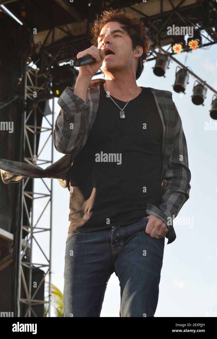 12 April 2014 - Fort Lauderdale, Florida - Train, Pat Monahan. 2014 ...