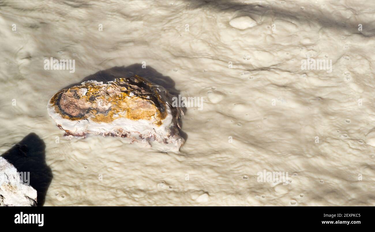 Sizzling Boiling Hot Thermal Pools Lassen Volcanic Area Stock Photo - Alamy