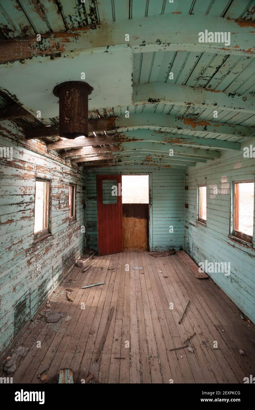 Old Caboose Interior