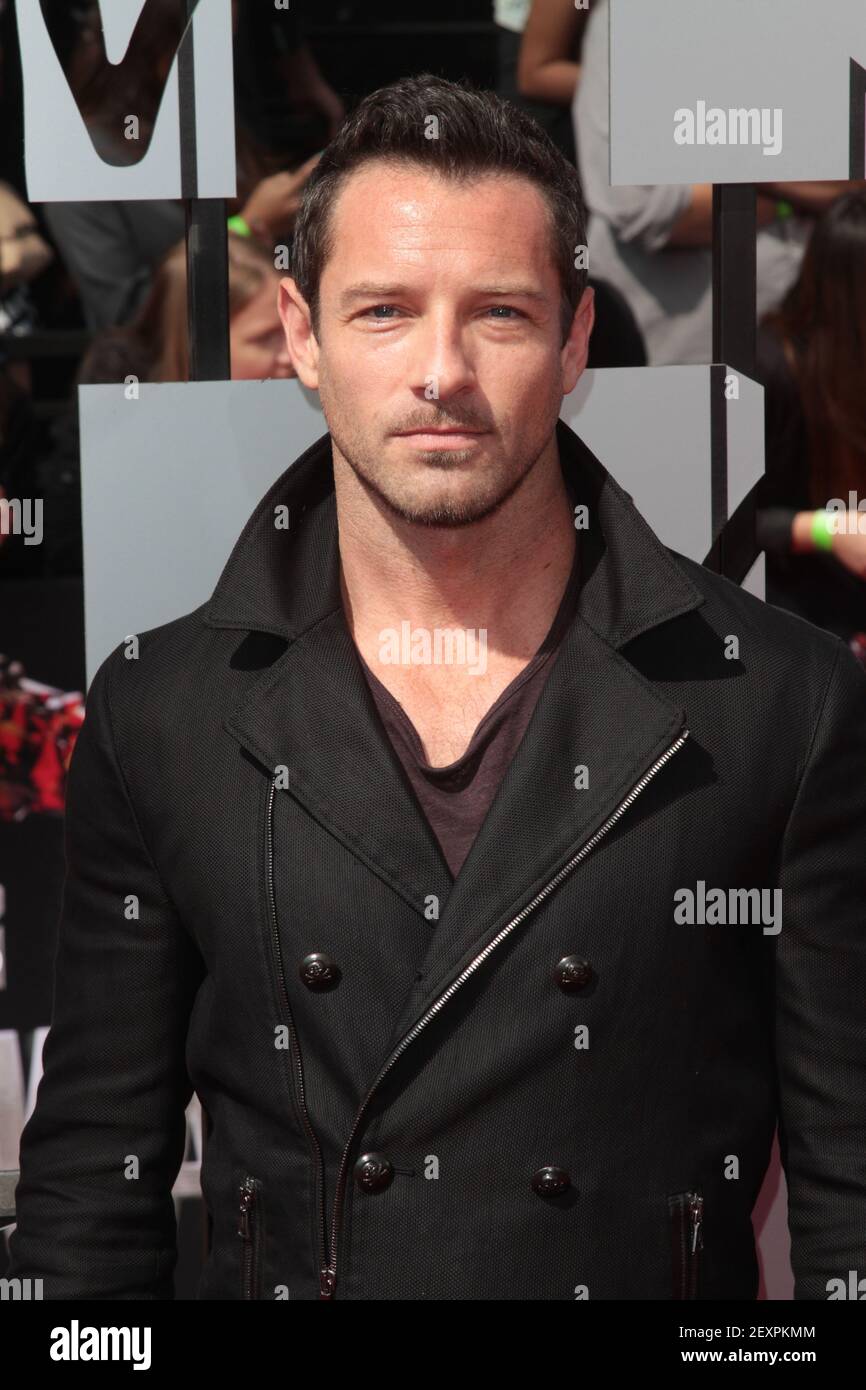 Actor Ian Bowen (Teen Wolf) arrives at the 2014 MTV Movie Awards held ...