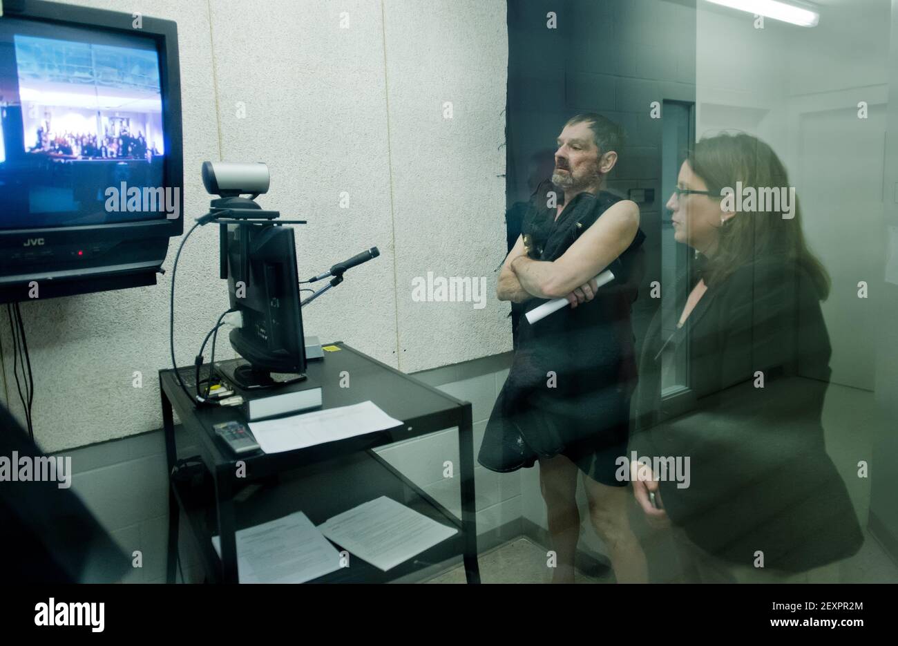 Frazier Glenn Cross, Jr., also known as F. Glenn Miller, appears at his ...
