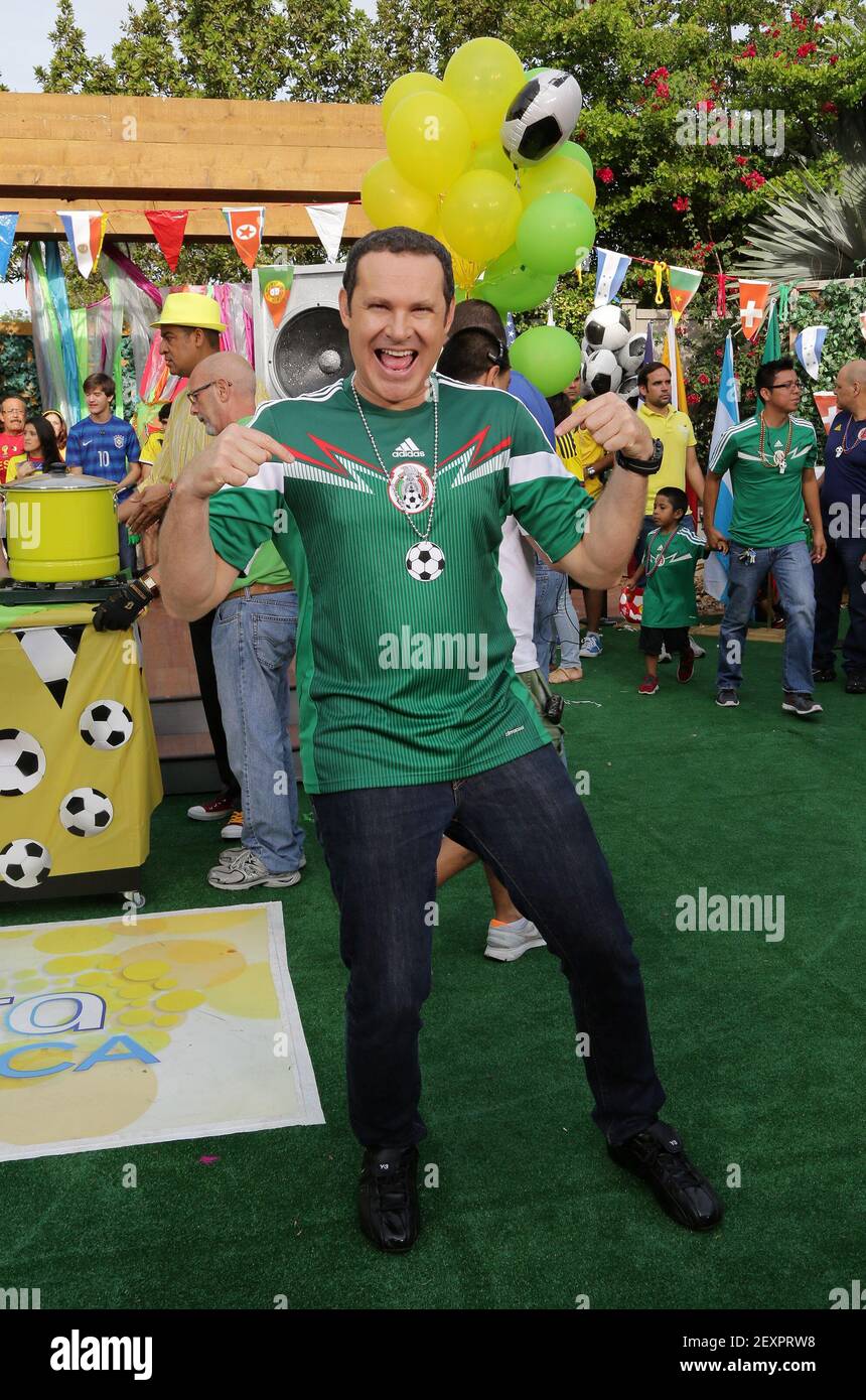 Alan Tacher is seen during FIFA World Cup Trophy Tour in "Despierta ...