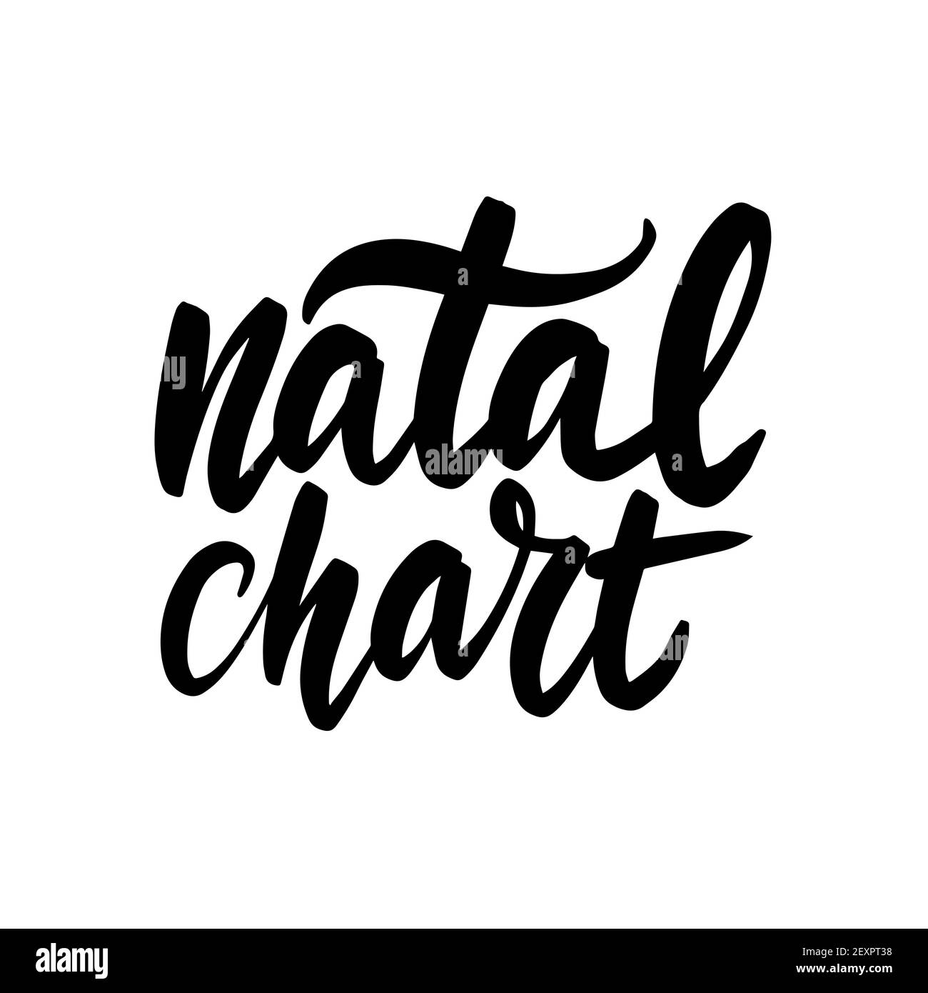 Natal chart , astrology birth chart symbol. Inspirational handwritten ...