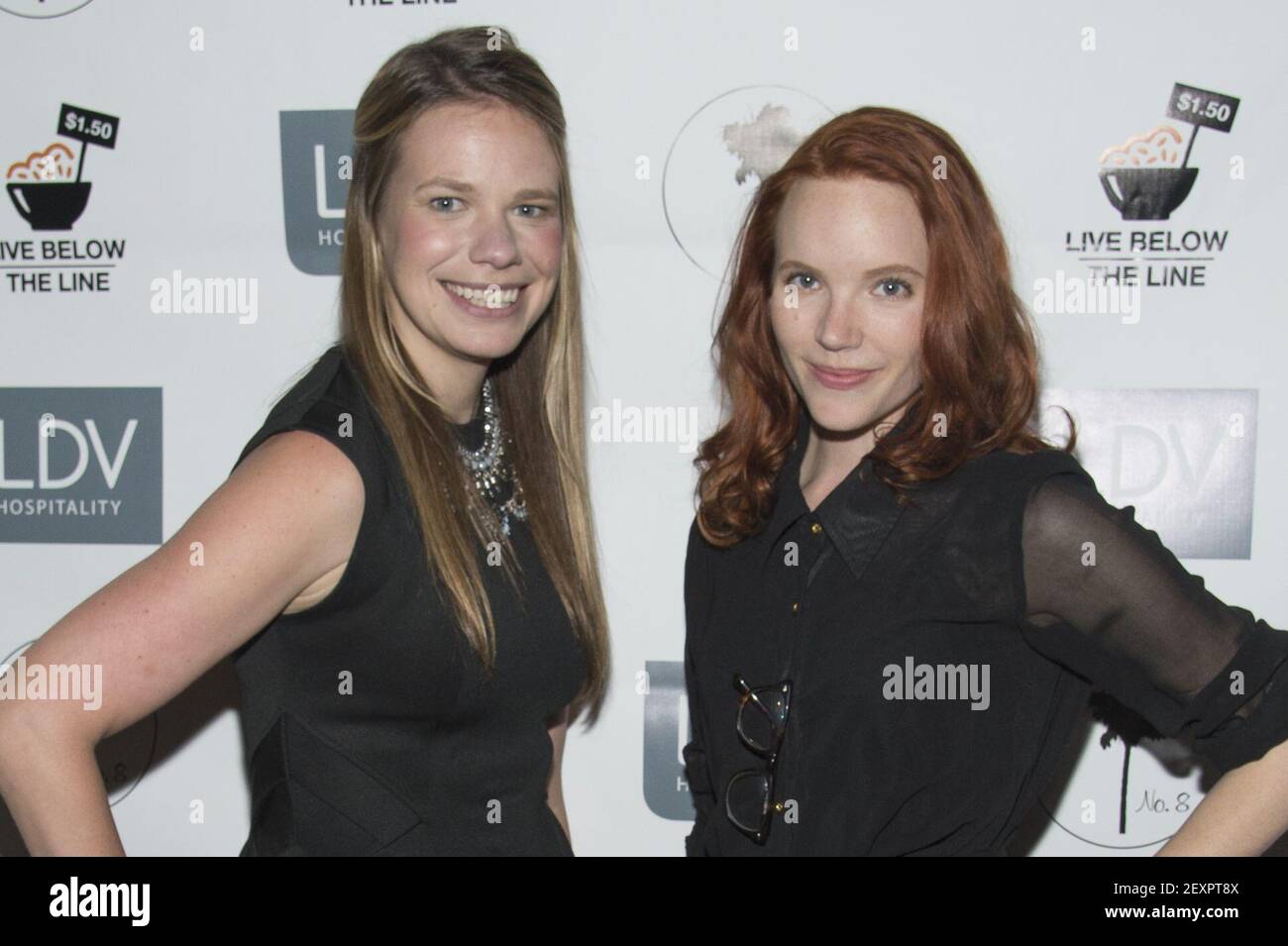 (L-R) Justine Lucas, Tamzin Merchant attend The Global Poverty Project ...