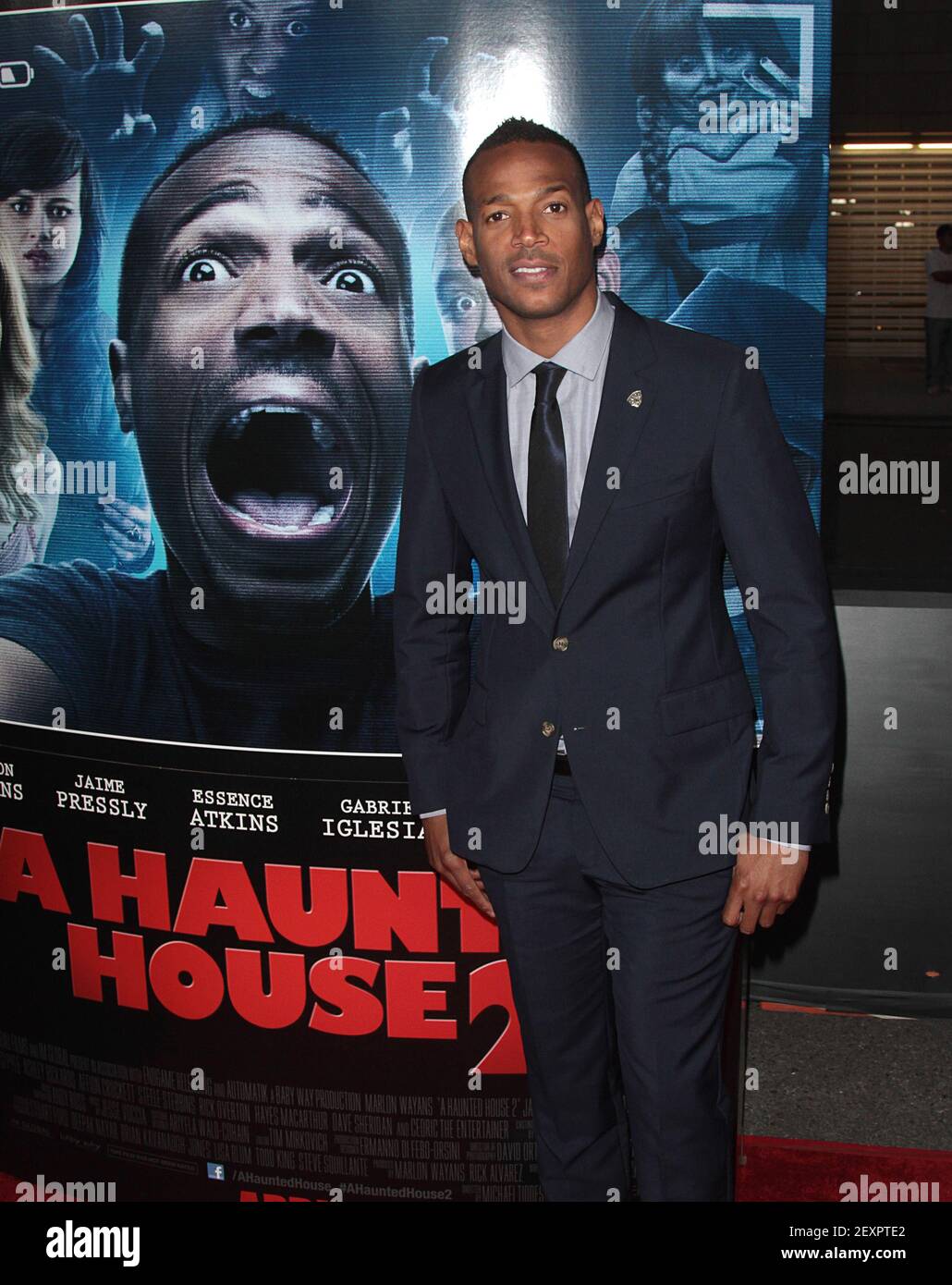 Marlon Wayans at The World Premiere of "A Haunted House 2" held at ...