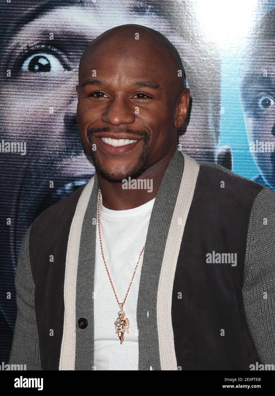 Floyd Mayweather Jr. at The World Premiere of "A Haunted House 2" held ...