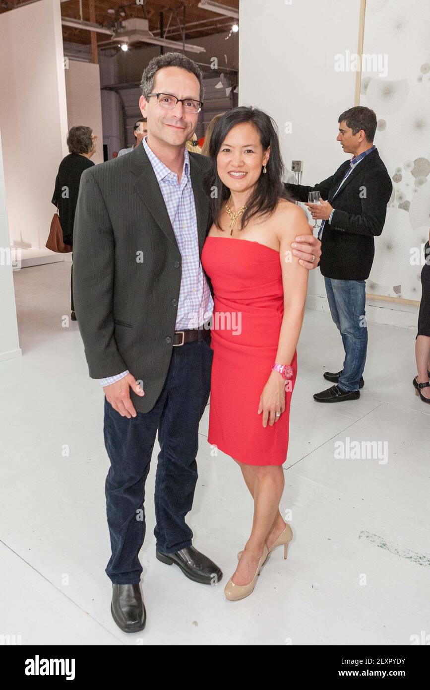 Bradley Horowitz, Irene Au attend the Pace Gallery sponsored Art ...